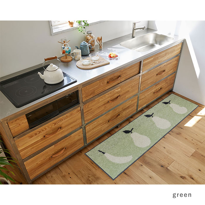 北欧 キッチンマット フルーツフルーツマット 国産 45×180｜ユニットシェルフ 家具・インテリアの通販｜Rafila（ラフィラ）